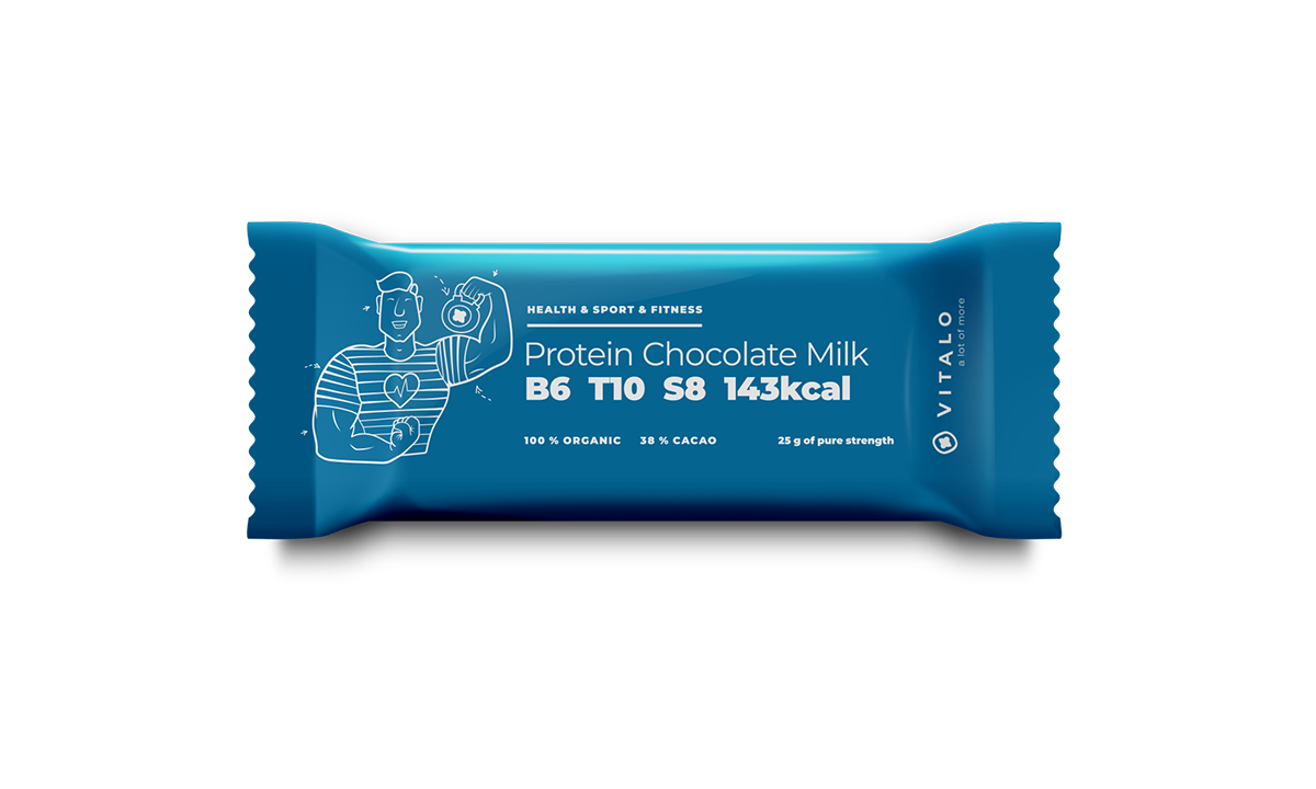 NUTRITION Chocolate Milk Protein Bar - Vitalo Life